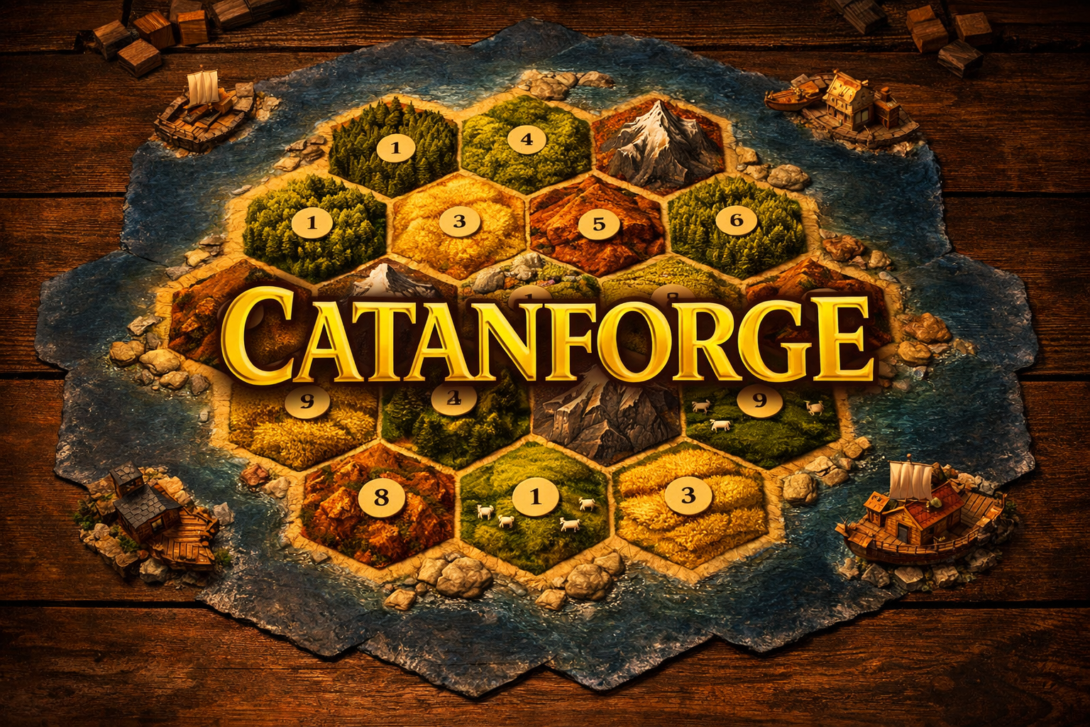 CatanForge — Catan Map Generator & Custom Map Builder